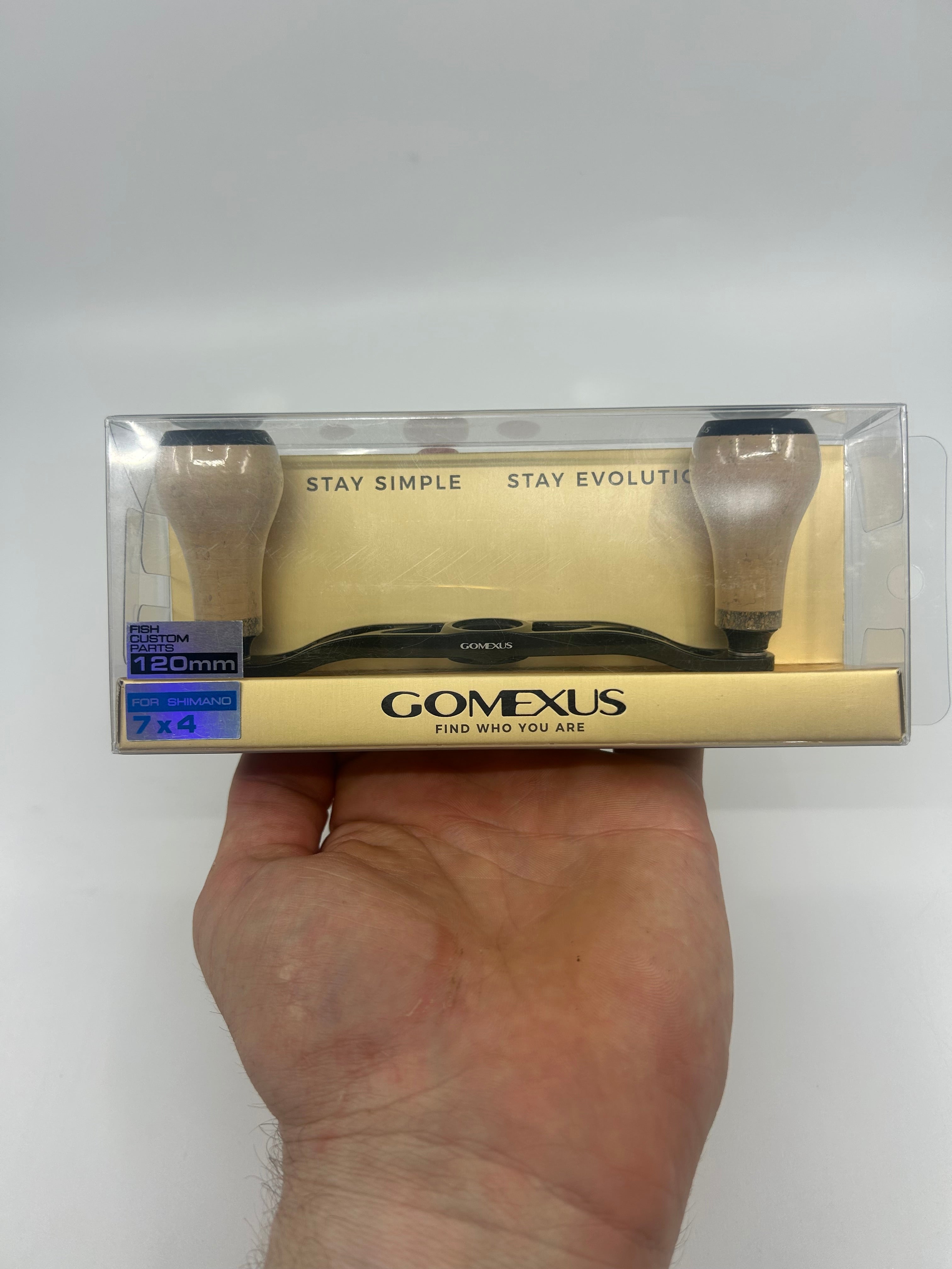 Gomexus Reel Handle With Cork Knobs BDH-CA27 – Handmade Lure Shop